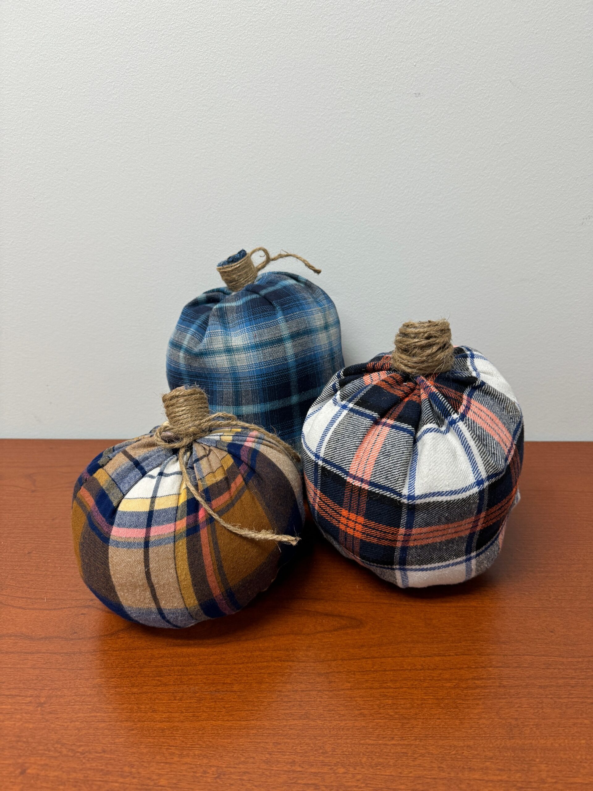 Upcycle Flannel Shirts into Decorative Pumpkins - Goodwill Industries GCECO