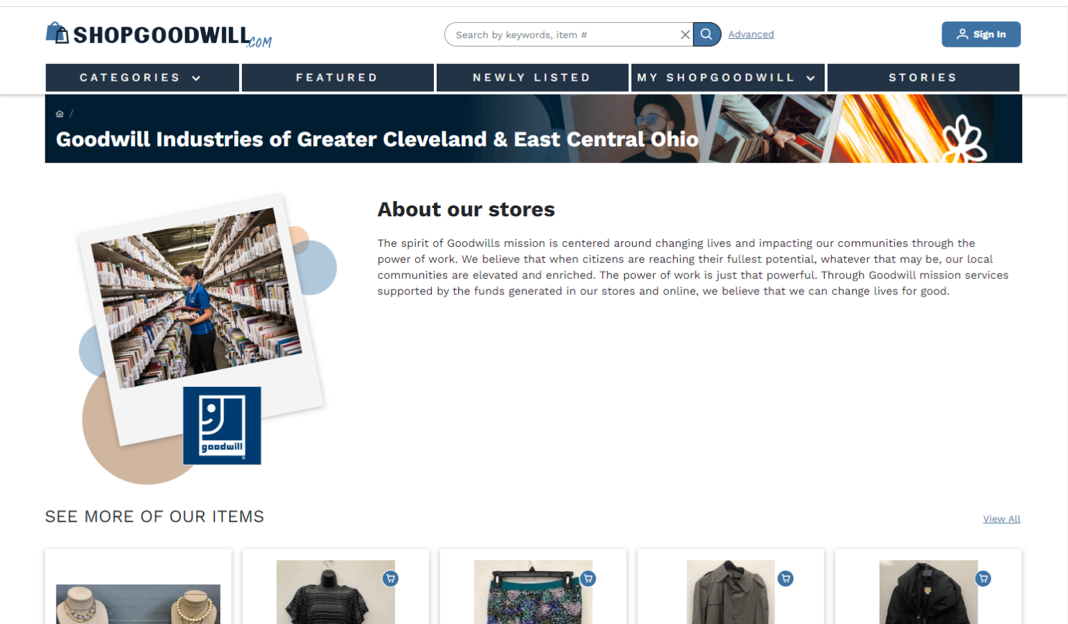 Shop Online - Goodwill Industries GCECO