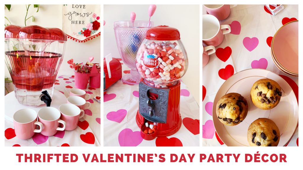 Thrifted Valentine’s Day Party Décor - Goodwill Industries GCECO